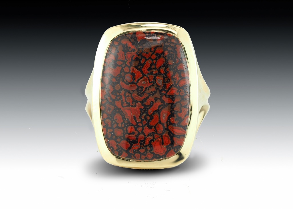 Fossil Dinosaur Bone Ring | Skylight Jewelers | Custom Jewelry Design