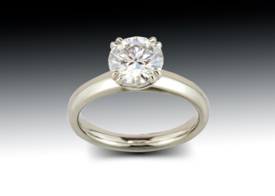 Braided Prong Engagement Ring | Skylight Jewelers | Custom Jewelry Design